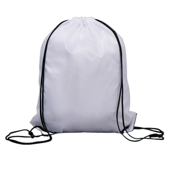 Drawstring Backpack, Waterproof Gym Sacks Unisex Swimming Shoulder Bags ...