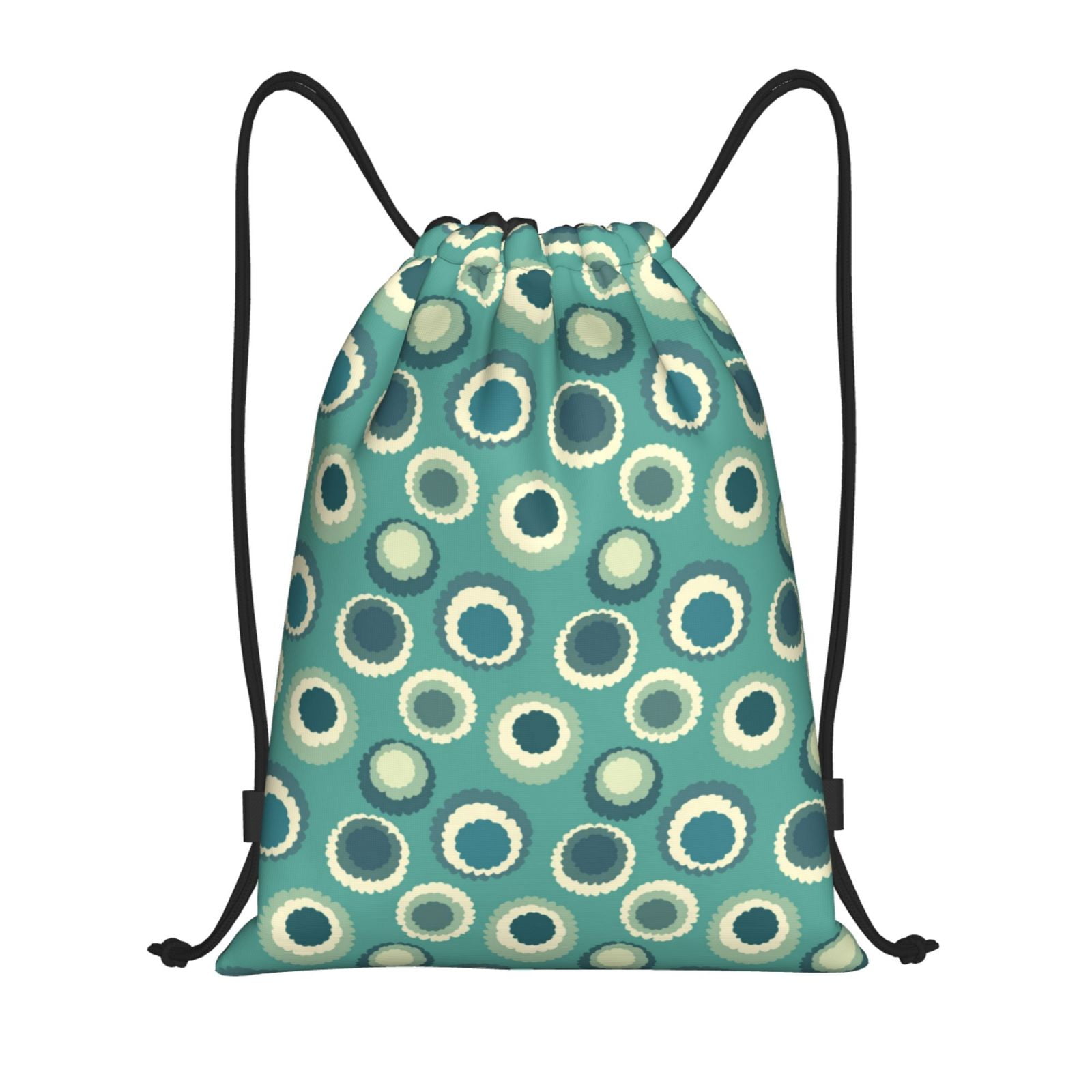 Drawstring Backpack, abstractly geometric dot Light Waterproof Sports ...