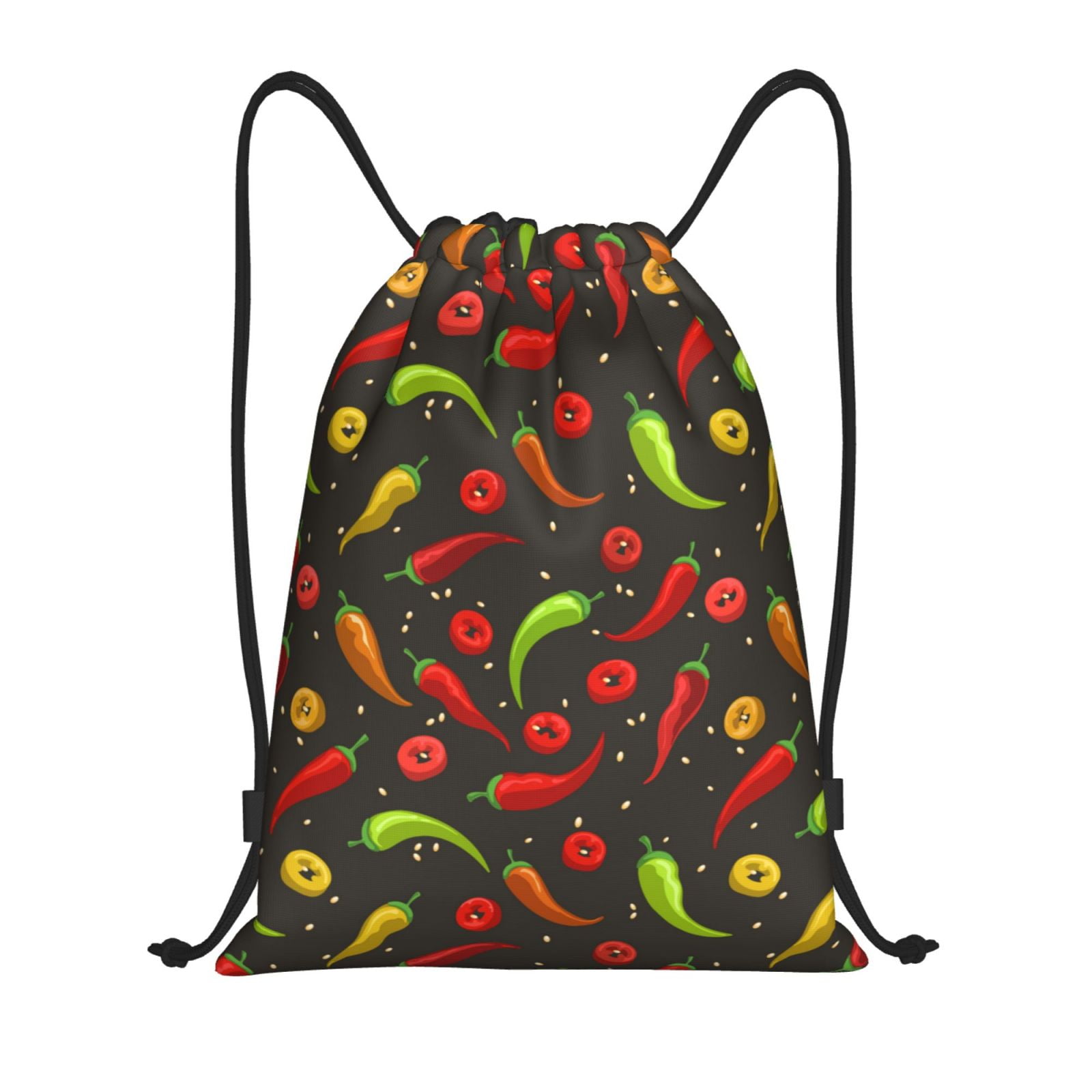 Drawstring Backpack, bell Pepper colors Light Waterproof Sports Gym Bag ...