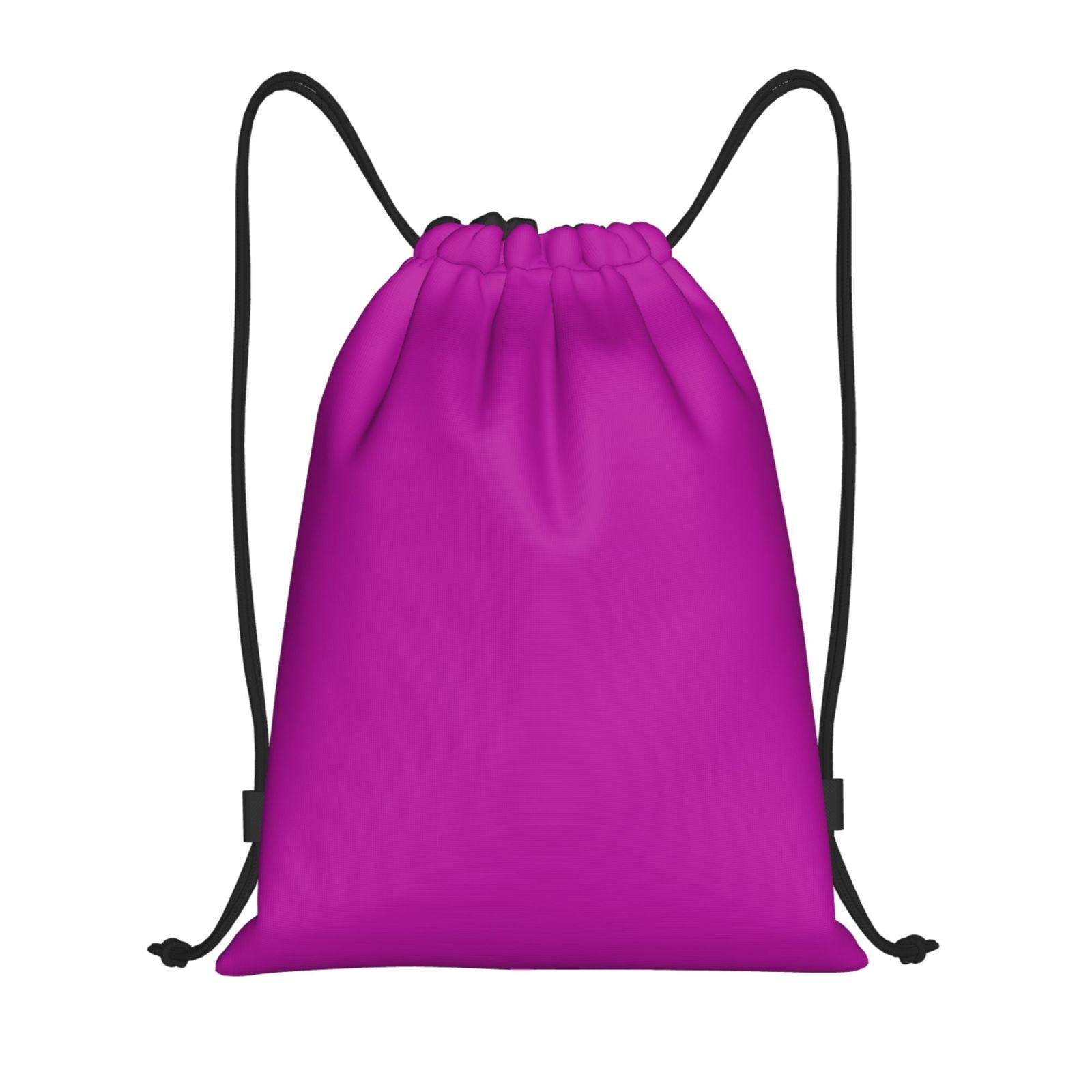 Drawstring Backpack - dark-pink Splash Proof Small Drawstring Gym Bag ...