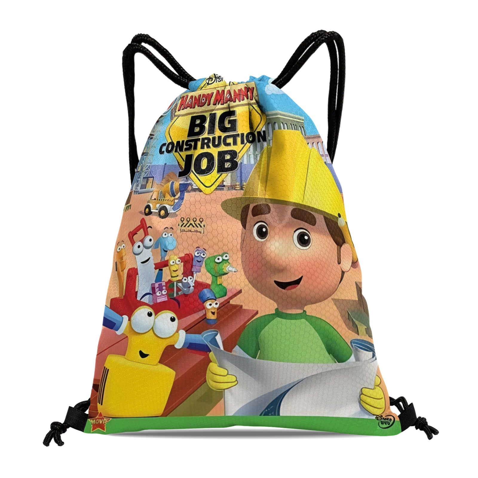 Drawstring Backpack for Handy Manny Sackpack Adults Women Men Party ...