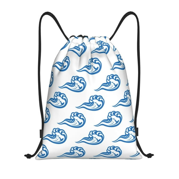 Drawstring Backpack, hand drawn clouds Light Waterproof Sports Gym Bag ...