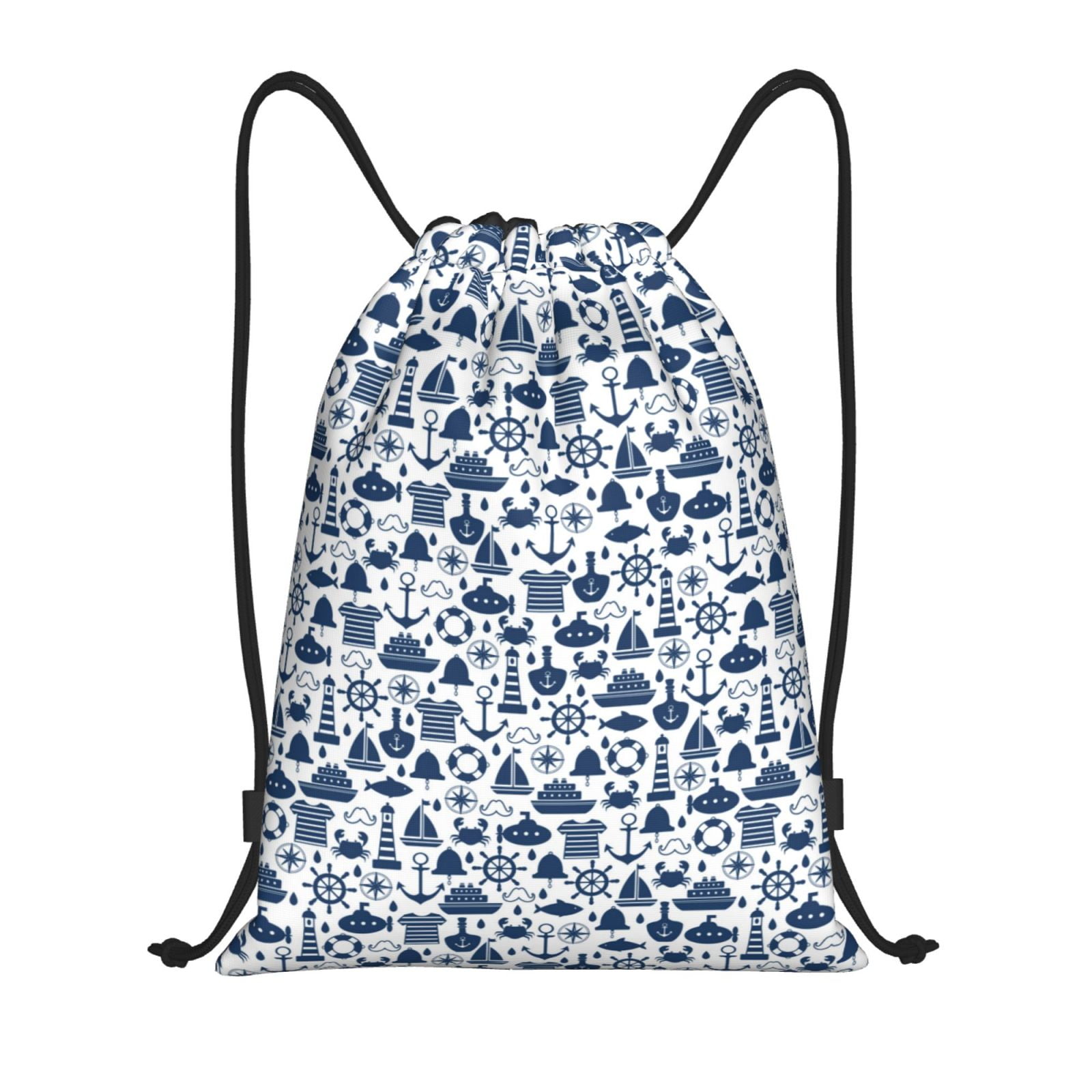 Drawstring Backpack seaside primary color Sports Gym Bag for Men Women ...