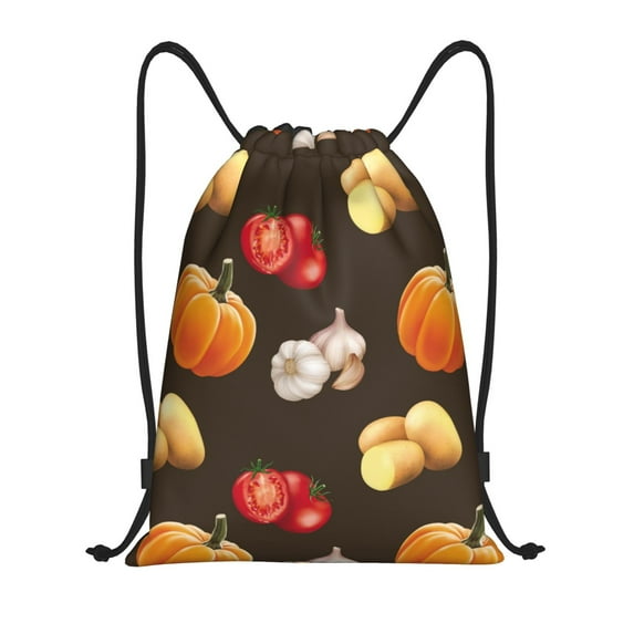 Drawstring Backpack, vegetable Potato Light Waterproof Sports Gym Bag ...