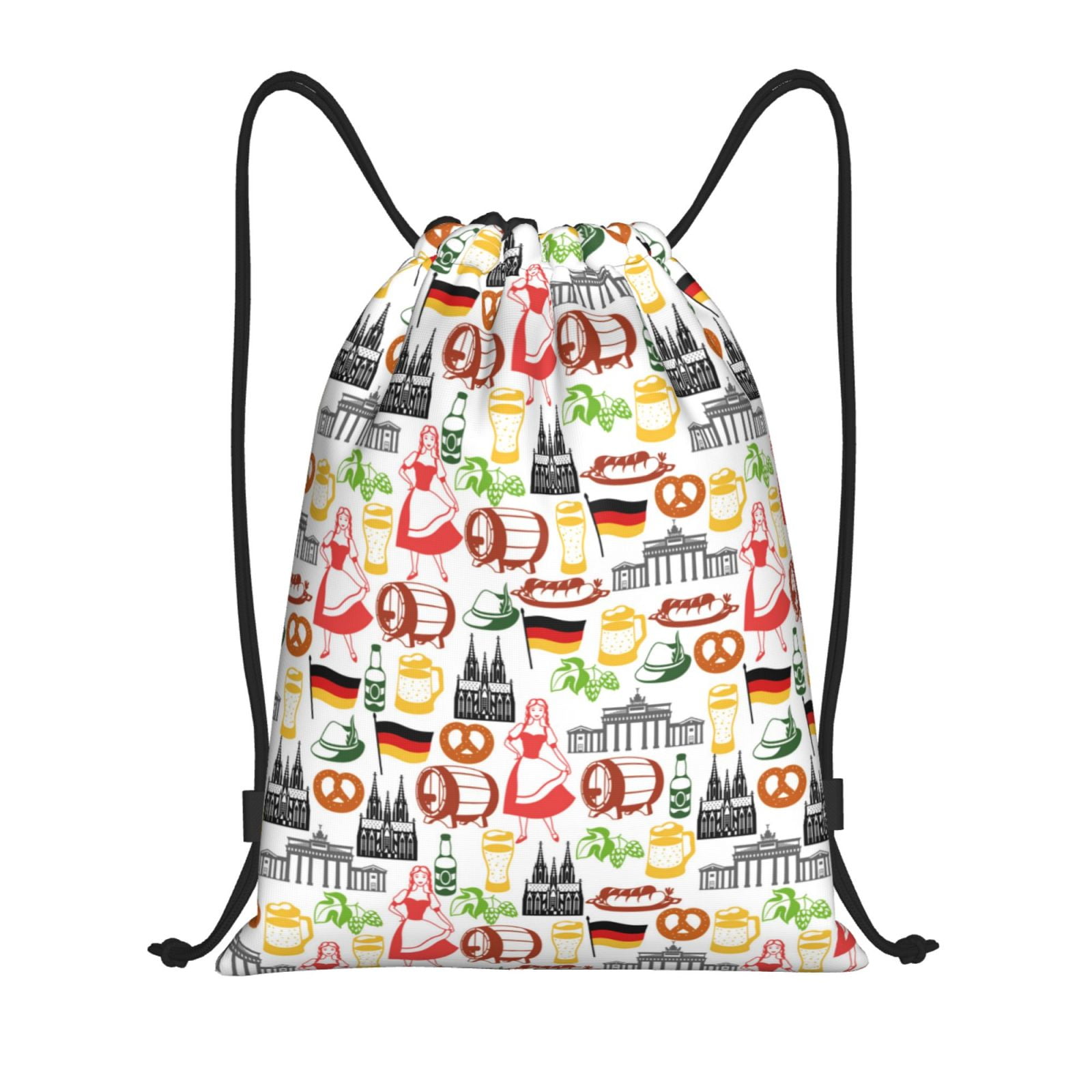 Drawstring Backpack, western scenery Light Waterproof Sports Gym Bag ...