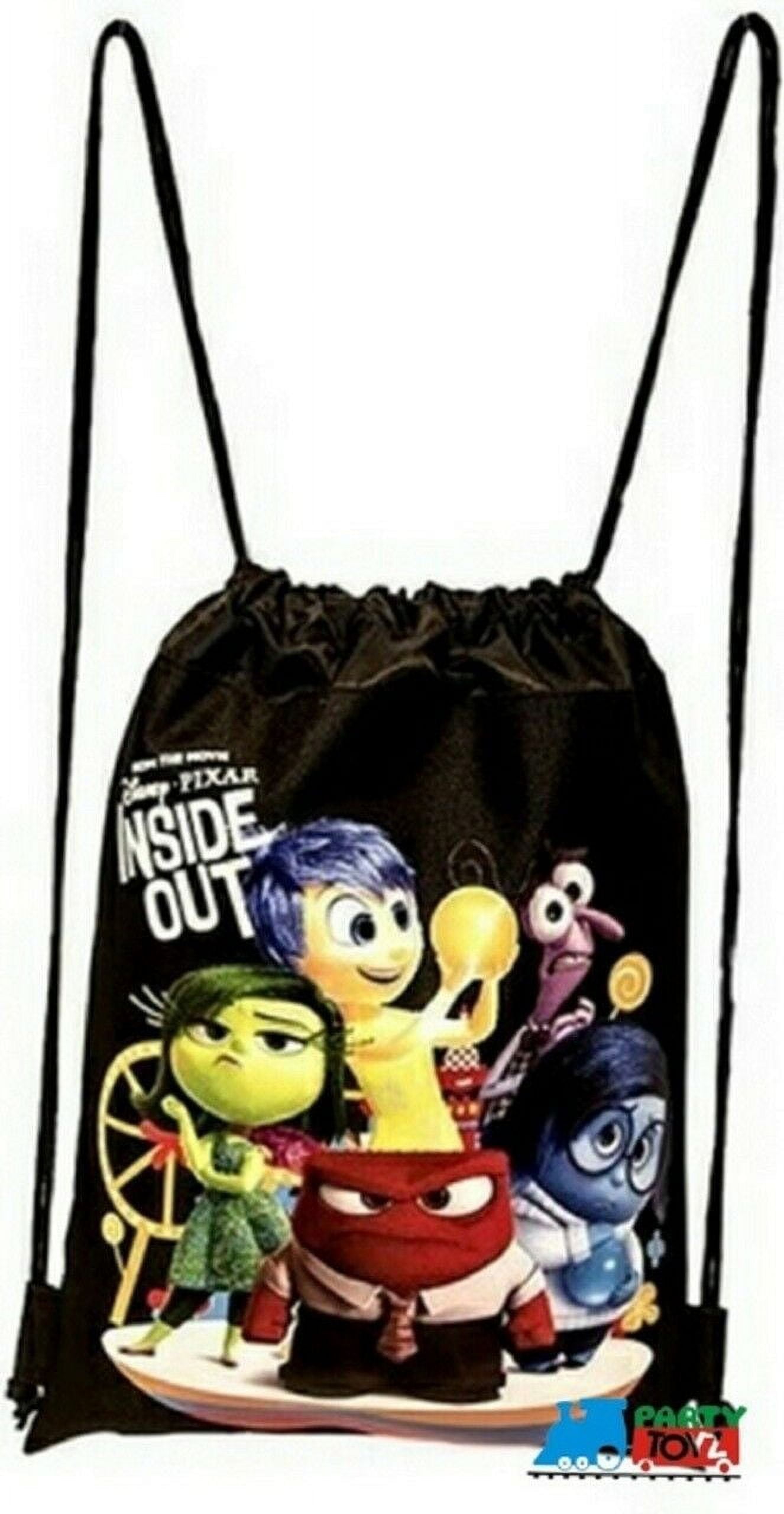 Drawstring Bag - Inside Out - Black - 13" X 11" - Walmart.com