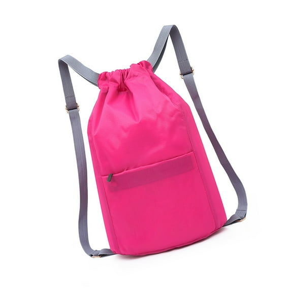 Drawstring Bag Unisex Travelling Shoulders Bag Large Sports Backpack ...