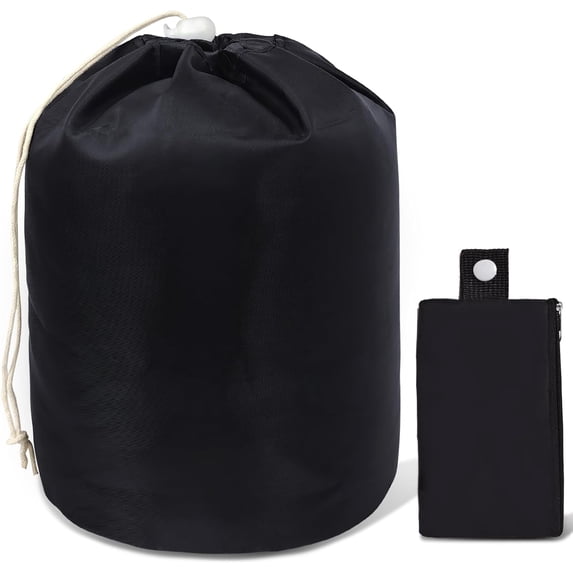 Drawstring Bag for Women Bag Large Travel Make up Bags Portable Barrel ...