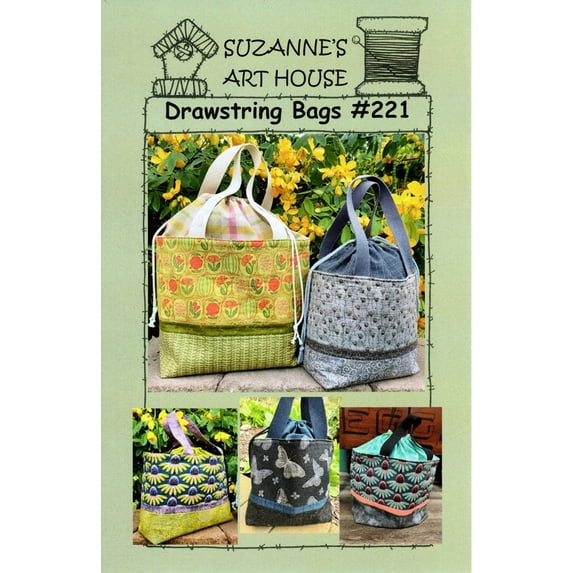 Drawstring Bags Pattern by Suzanne's Art House - Walmart.com