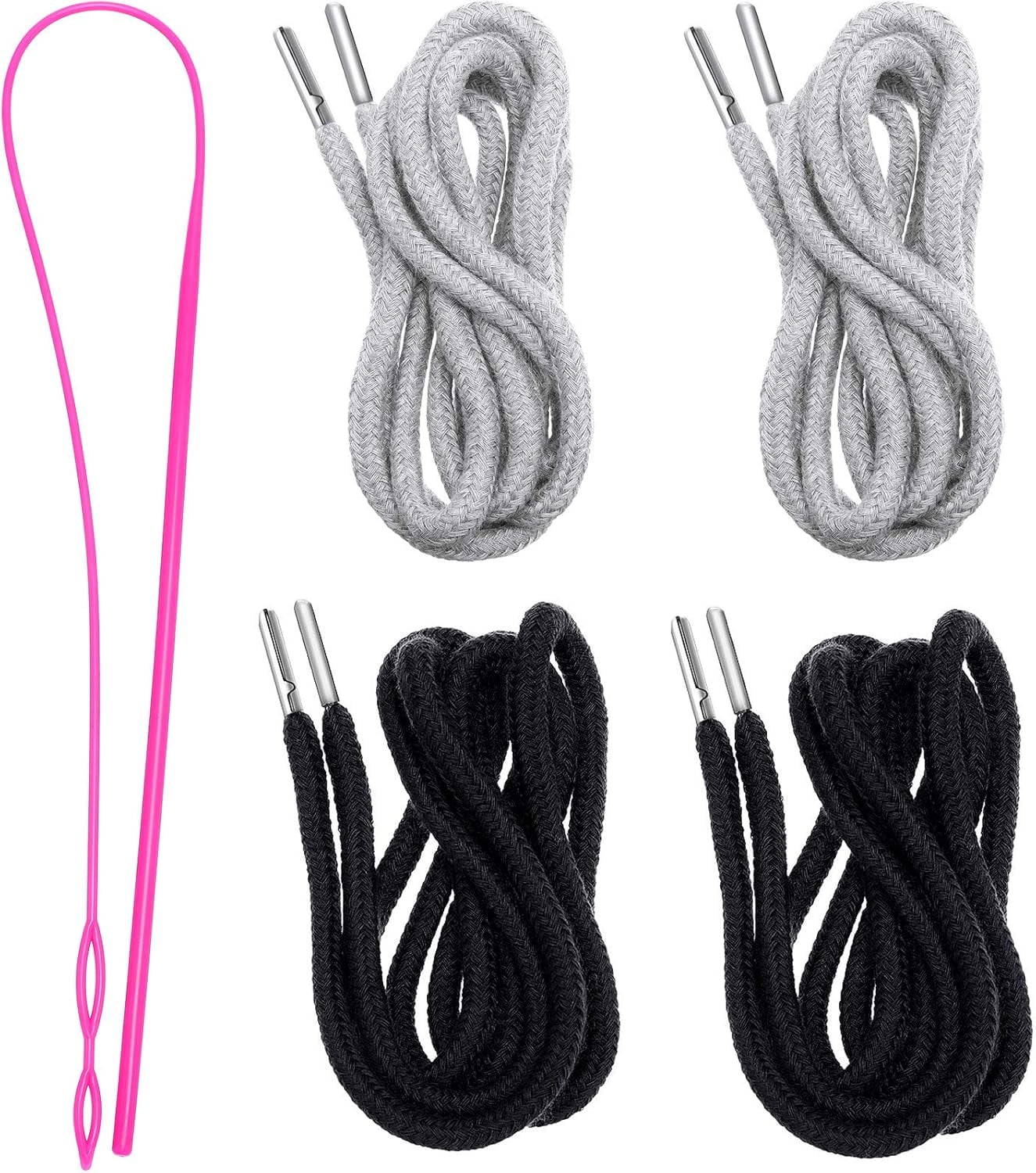 Drawstring Cords Replacement Drawstrings with Easy Threader for ...