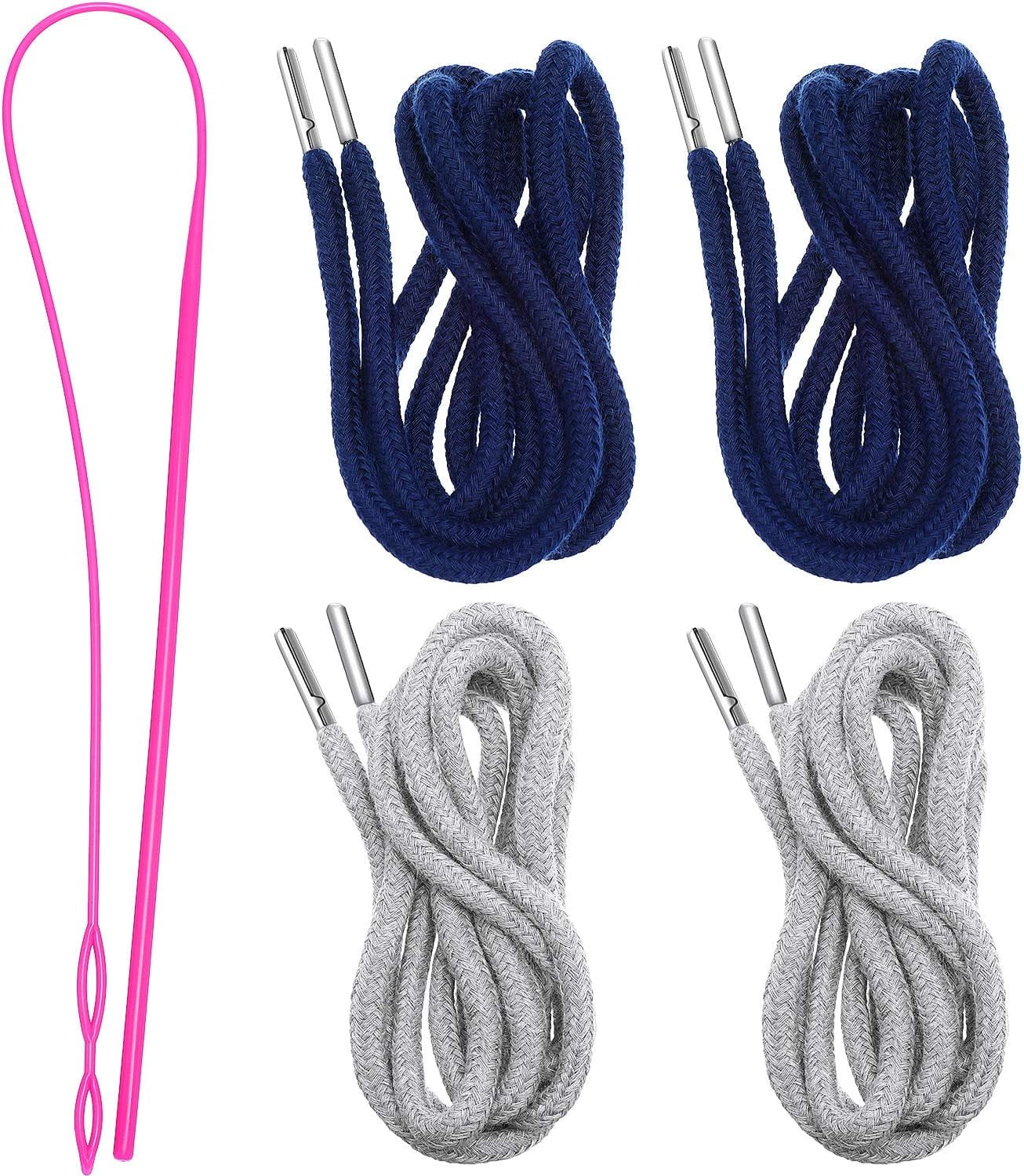 Drawstring Cords Replacement Drawstrings with Easy Threader for ...