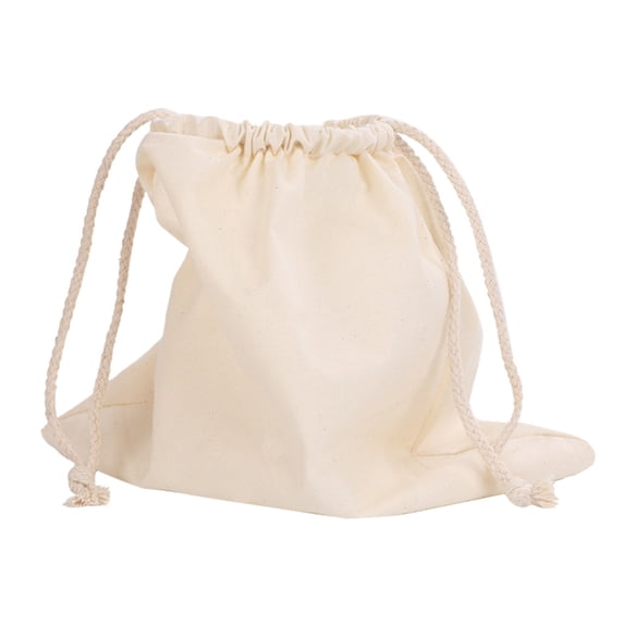Drawstring Cotton Shopping Bag - Bundle Bag for Supermarket, Bread ...