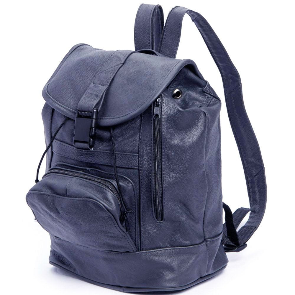 Drawstring Leather Backpack Convertible Strap Leather Backpack ...