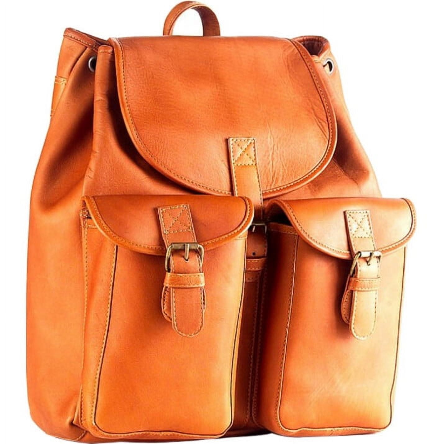 Drawstring Leather Backpack - Walmart.com