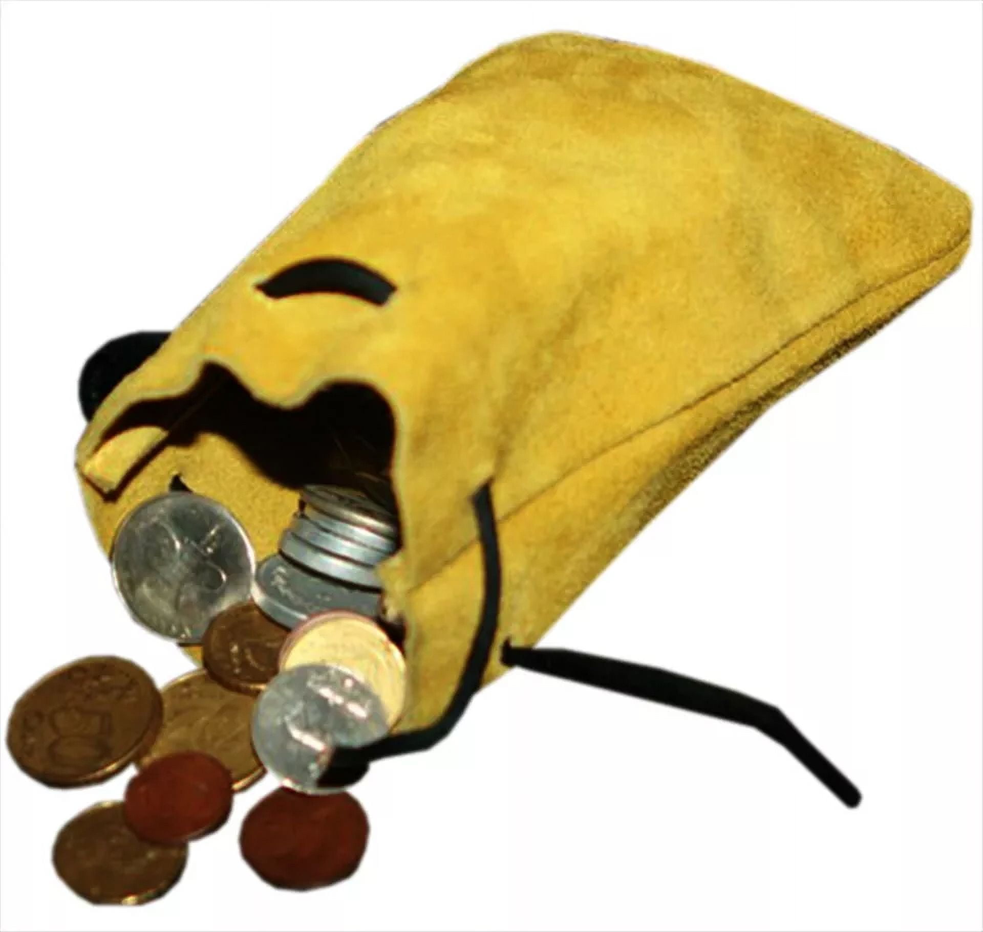 Drawstring Money Pouch, Archery Coin Pouch, Handmade Leather Bag for ...