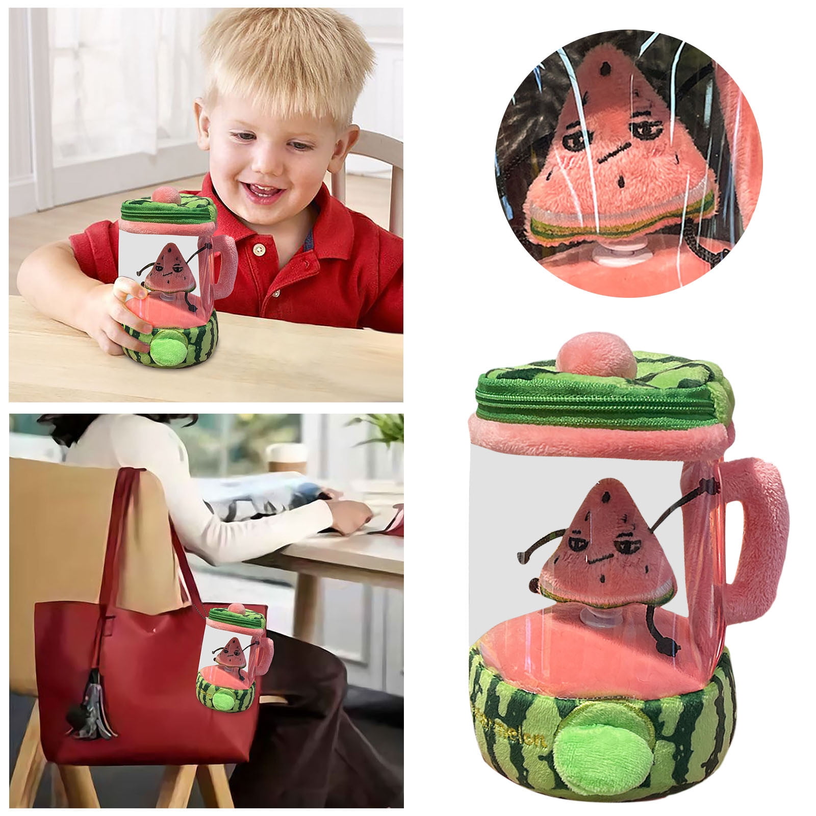 Drawstring Rotating Toy Fruit Juicer Toy Fruit Juicer Toy Cartoon Fruit ...