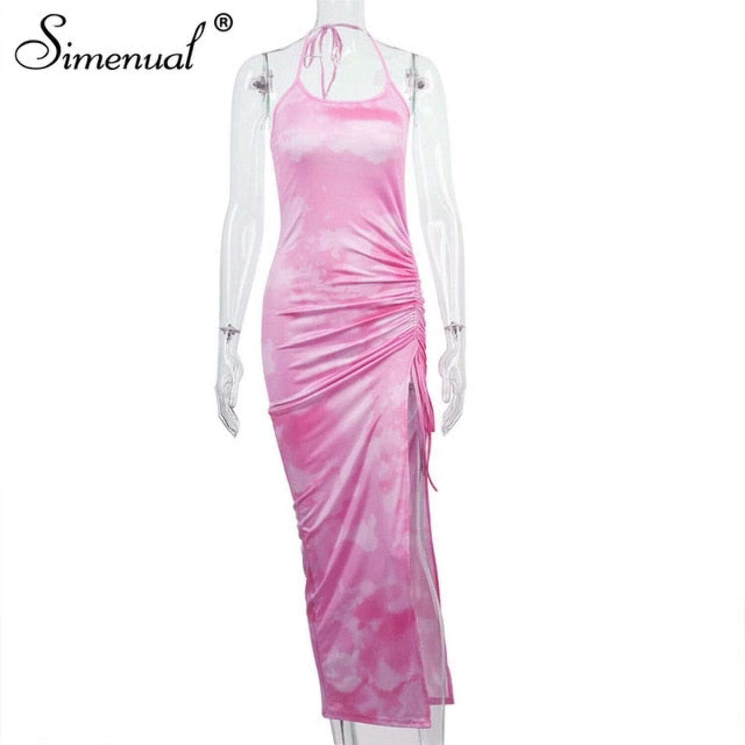 Drawstring Side Slit Maxi Strap - Walmart.com