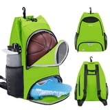 Drawstring Men Sports Backpack with Shoe Compartment Wet Pocket Hook ...