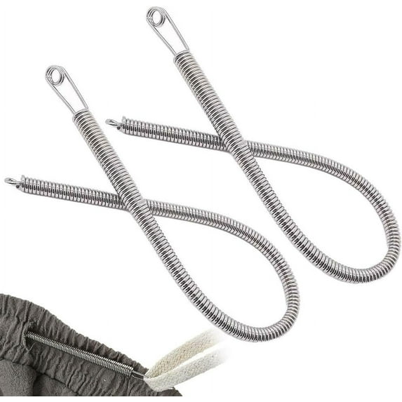 Drawstring Threader Tool, Spring Metal Needle Threader for Hoodies ...
