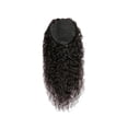 Drawstring Water Wave Ponytail Natural Black Virgin Human Hair ...