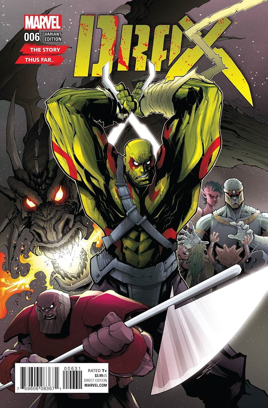 Drax #6 Story Thus Far Var (Story Thus Far Var) Marvel Comics Comic Book - Walmart.com