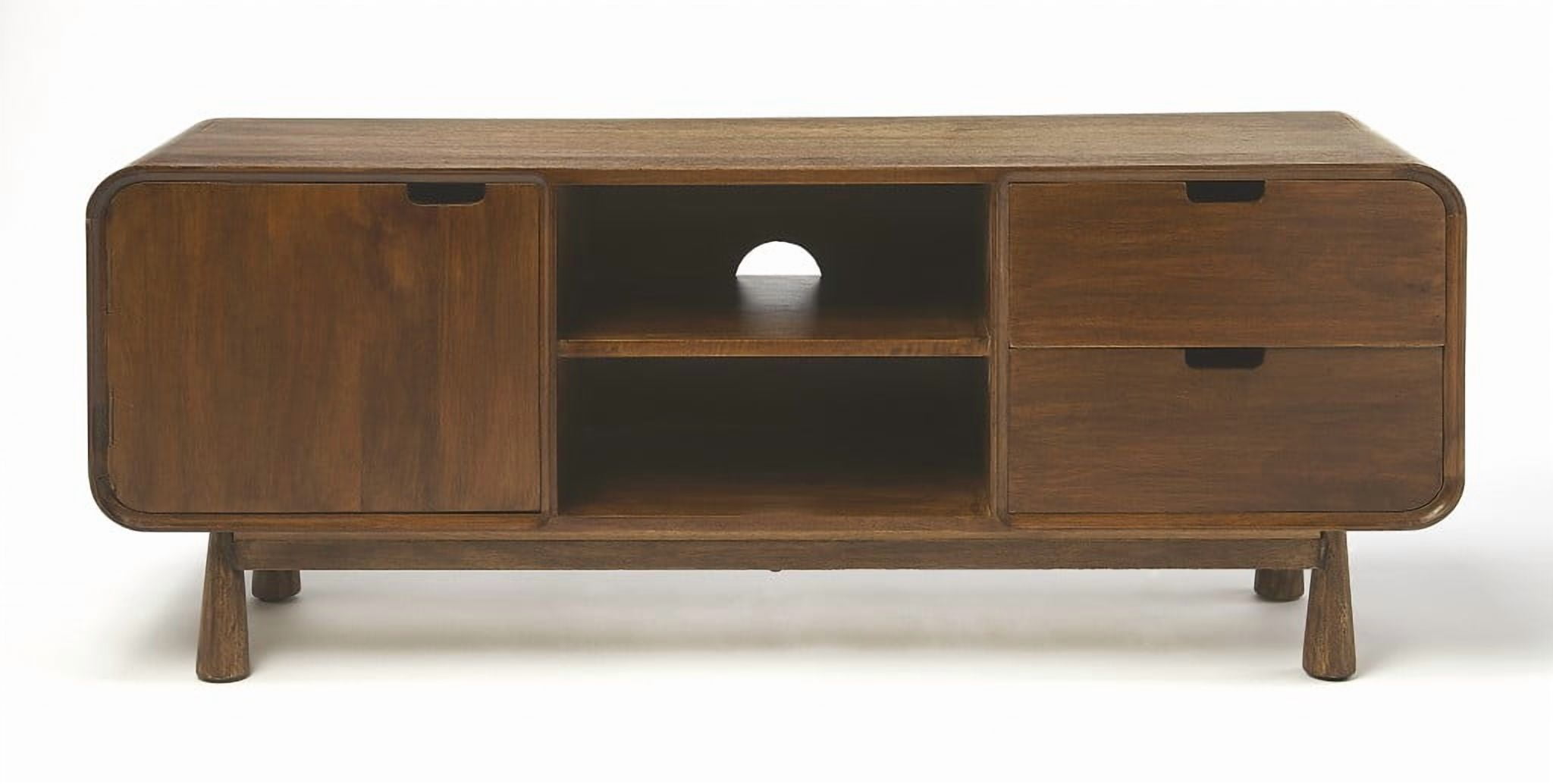 Drayton Modern Wood Entertainment Console - Walmart Business Supplies