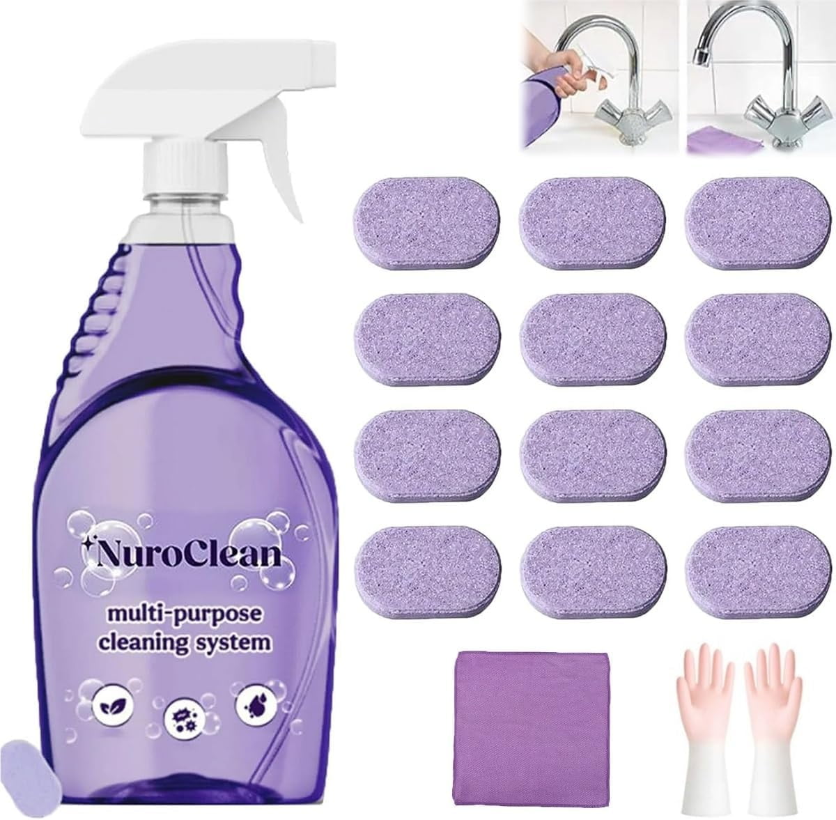 Drclean Spray Cleaner for Ovens, Nuroclean Spray, Multipurpose Drclean ...