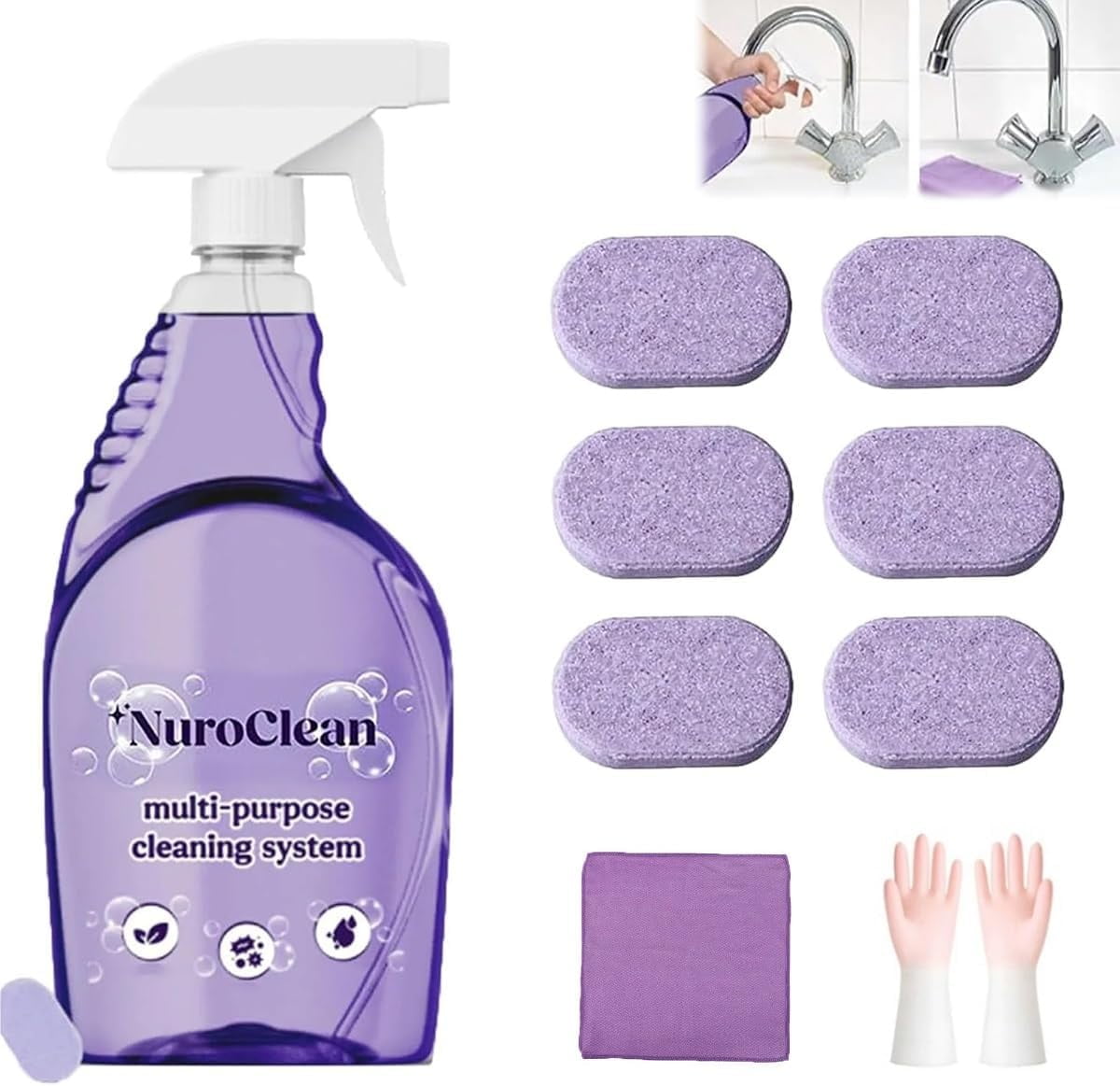 Drclean Spray Cleaner for Ovens, Nuroclean Spray, Multipurpose Drclean ...