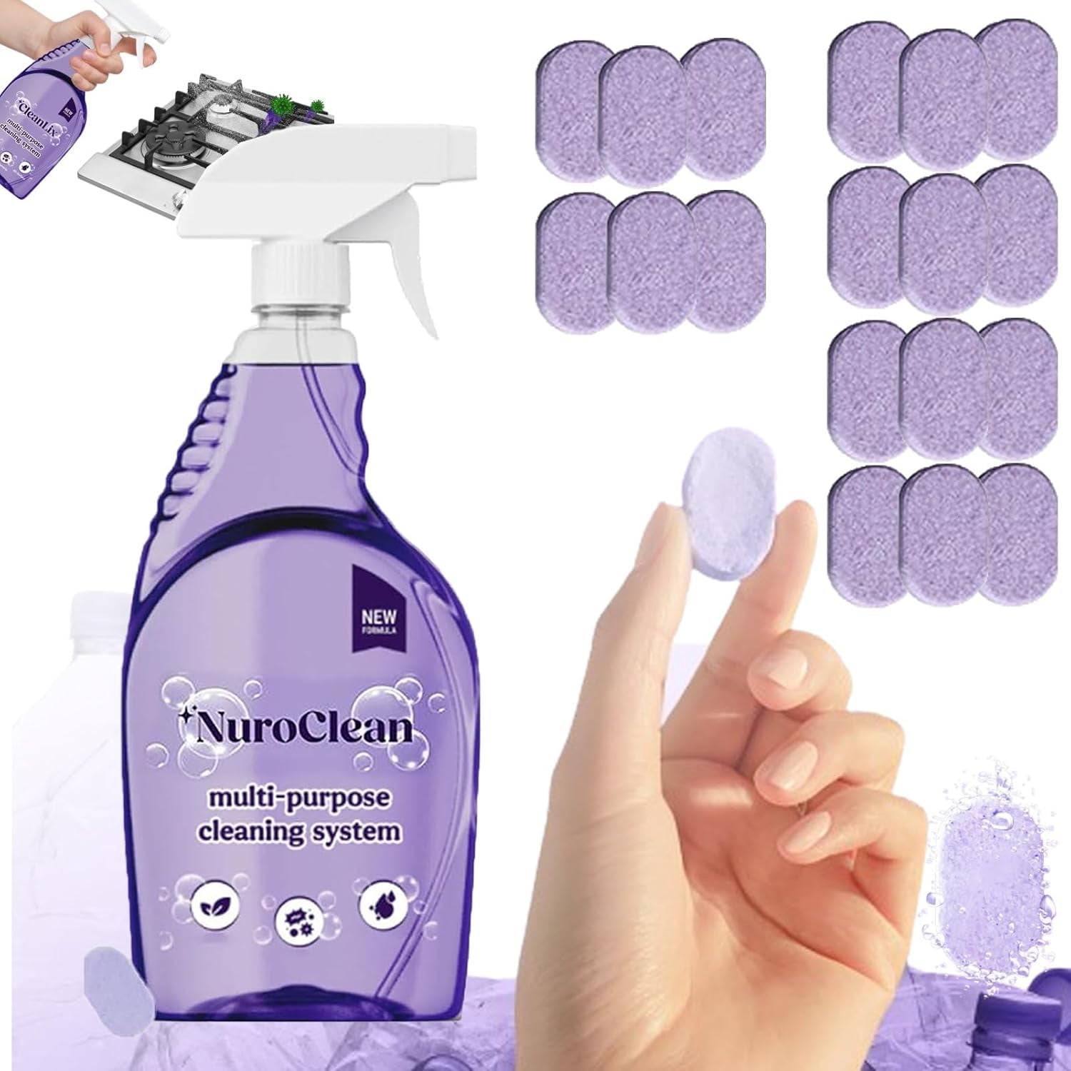 Drclean Spray Oven Cleaner, Dr Clean Spray Cleaner For Ovens, Nuroclean ...