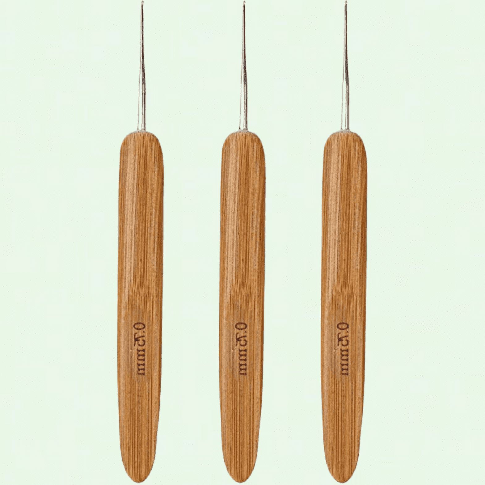 Dreadlock Crochet Hook Needles for Hair, 3-Pack, 0.75 mm, Interlocking ...