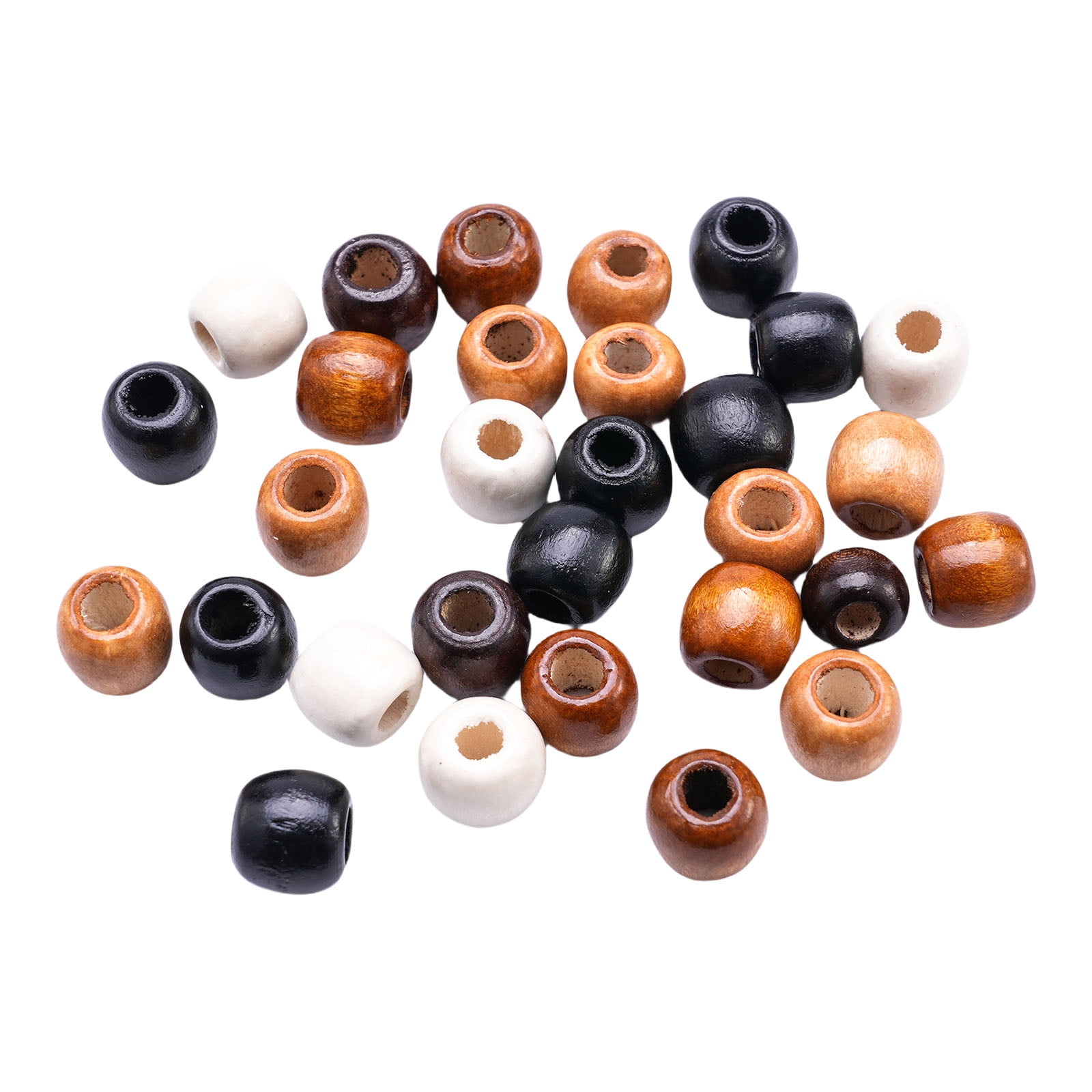 Dreadlock Hair Beads Braids Jewelry Hair Decorations Natural Tube Beads ...