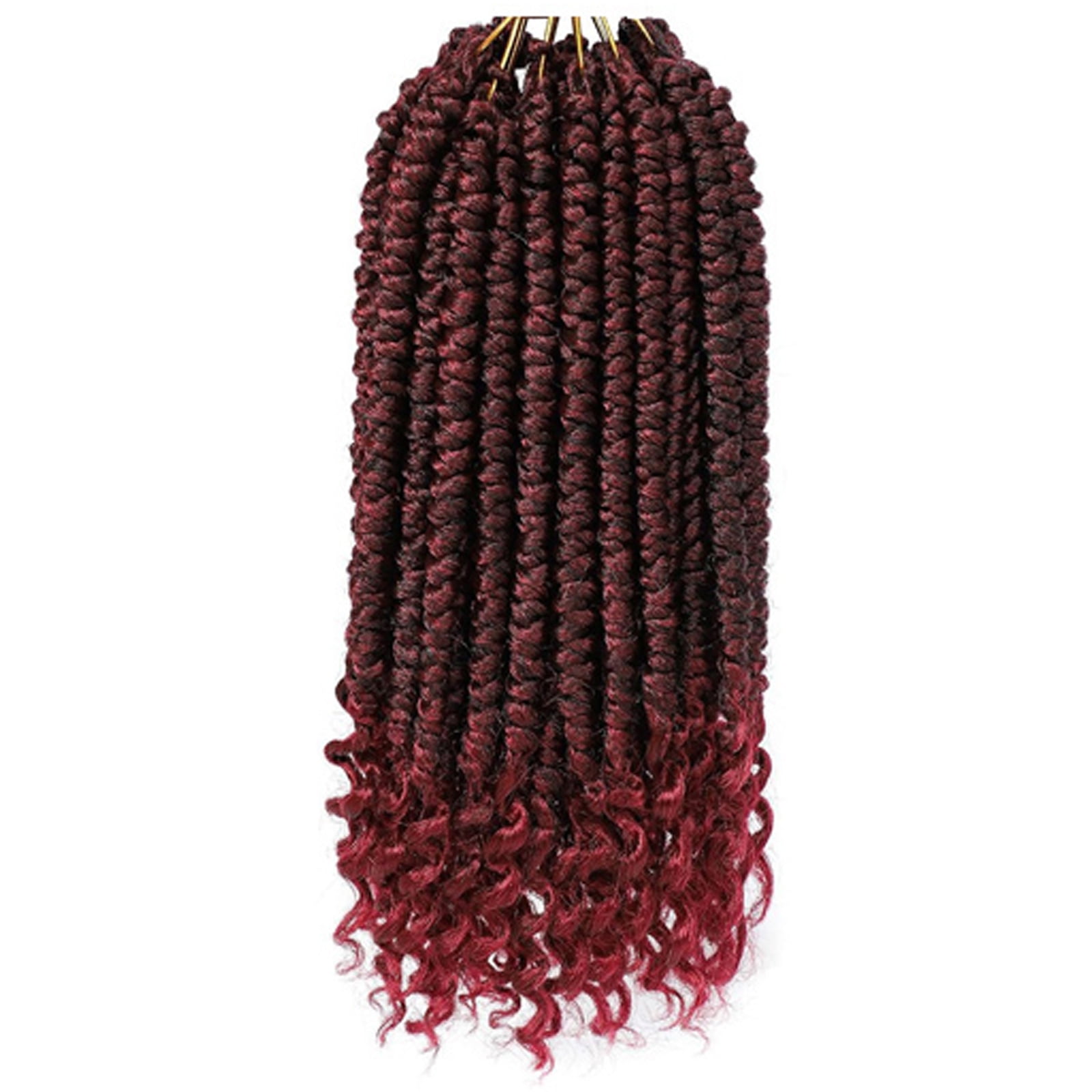 Dreadlock Hairtie 12 Strands Braids Natural Looks High Temperature ...