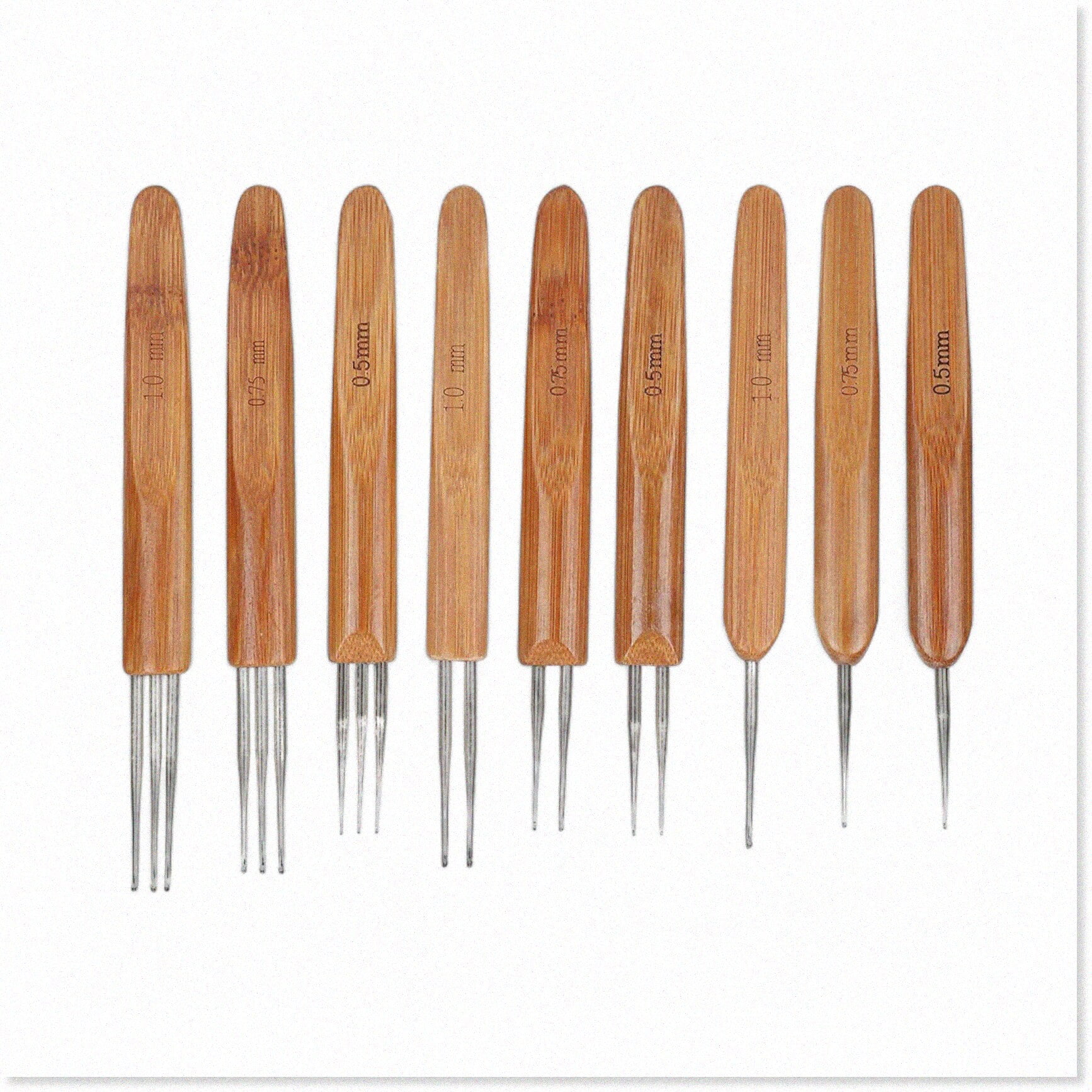 Dreadlock Master Kit: 9Pcs Crochet Hook Set for Effortless Hair ...