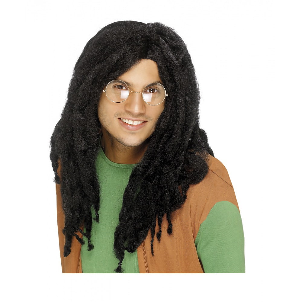 Dreadlock Wig Adult Black Mens Wigs One Size Male Fancy Dress Party ...