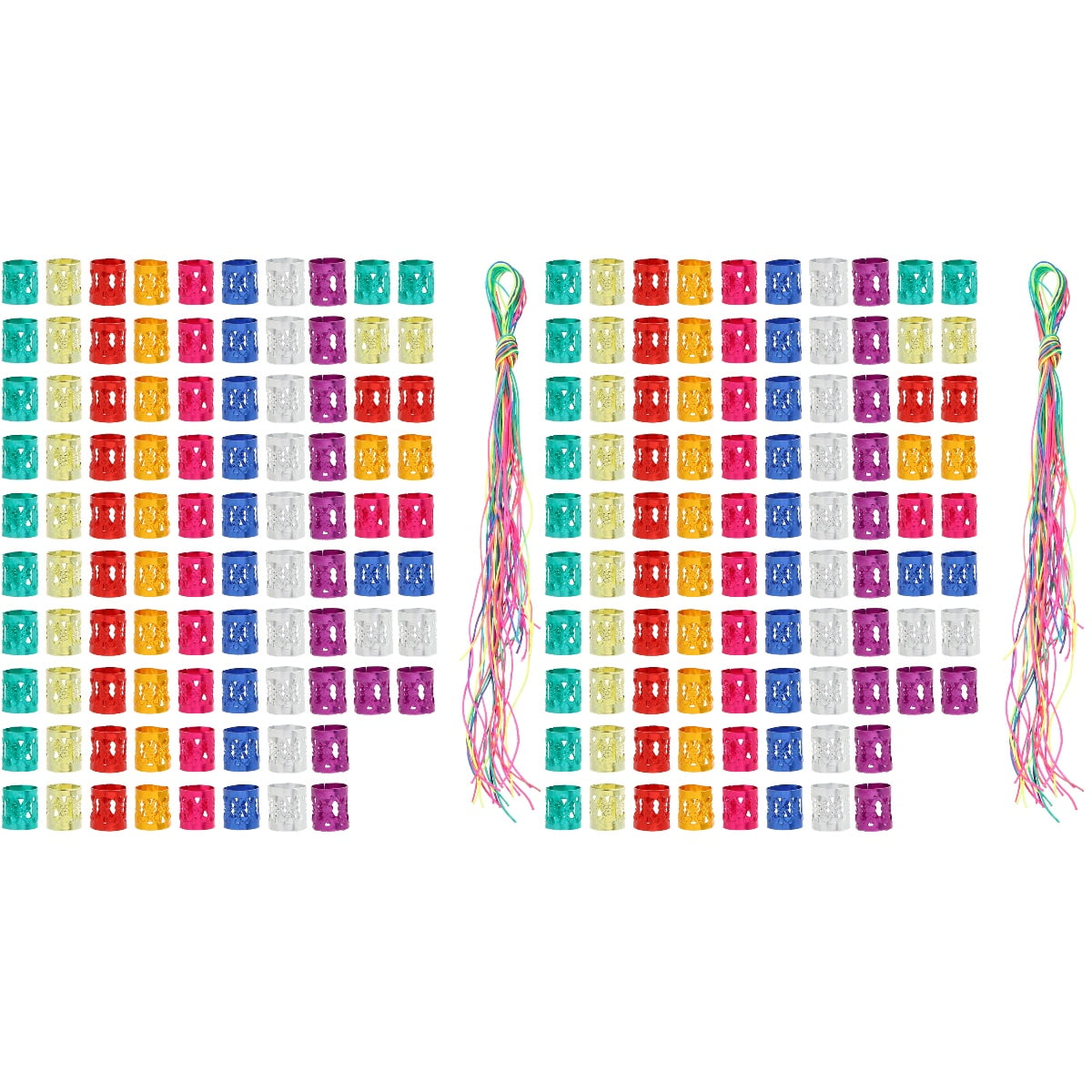 Dreadlocks Braid Mixed Braiding Hair Accessories Extensions 240 Pcs ...