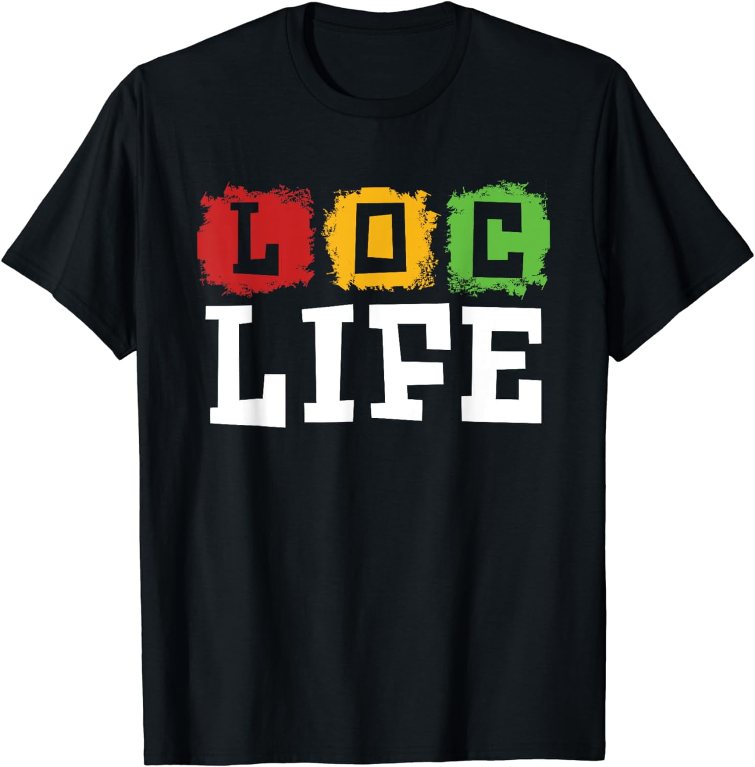 Dreadlocks Rasta Loc Life - Rastafari Dreadlocks T-Shirt - Walmart.com