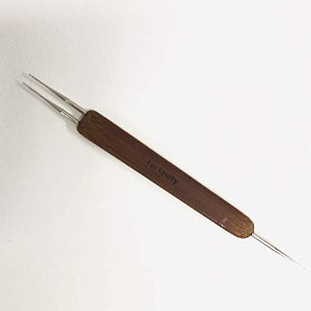 Dreadlocks Tool Dual Double Headed Crochet Needle Bamboo Handle ...