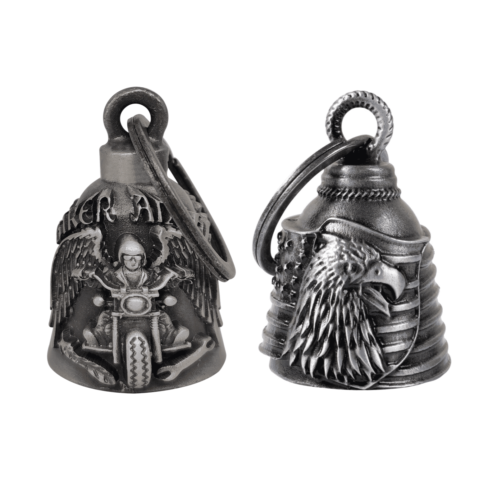 Dream Apparel 【2Pack】Motorcycle Bells for Biker Good Luck Riding Bells ...