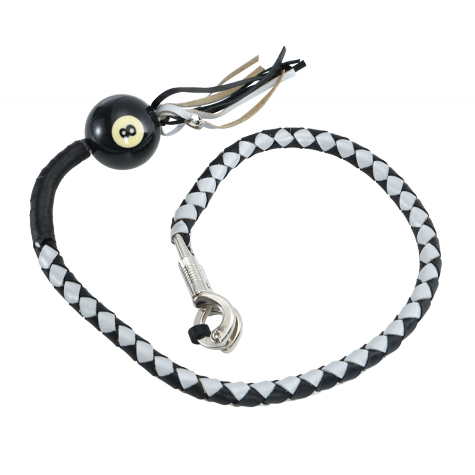 Dream Apparel 36" Leather Motorcycle Get Back Whip for Handlebar ...