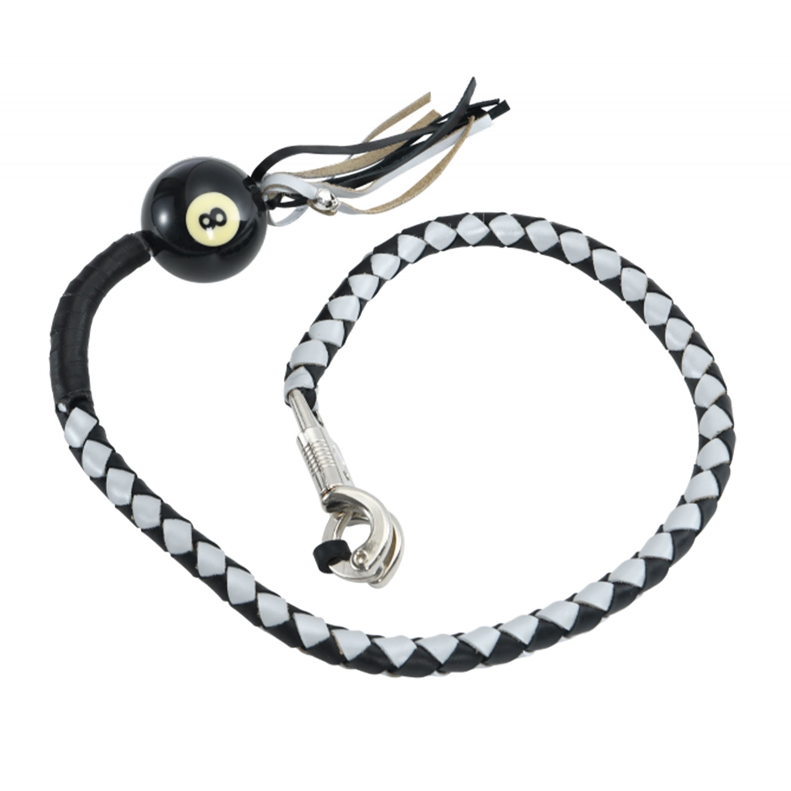 Dream Apparel 36" Leather Motorcycle Get Back Whip for Handlebar ...