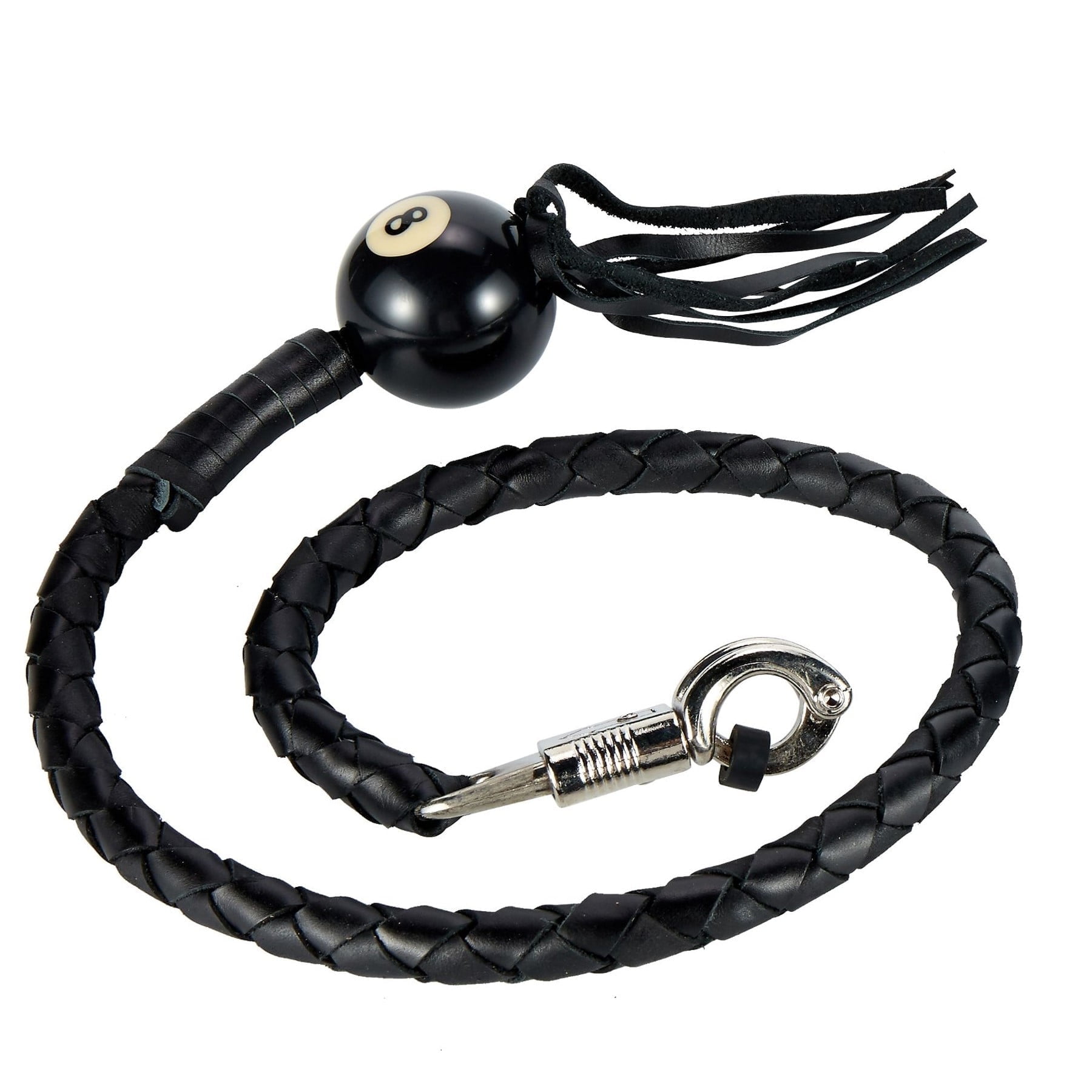 Dream Apparel 36" Leather Motorcycle Get Back Whip for Handlebar ...