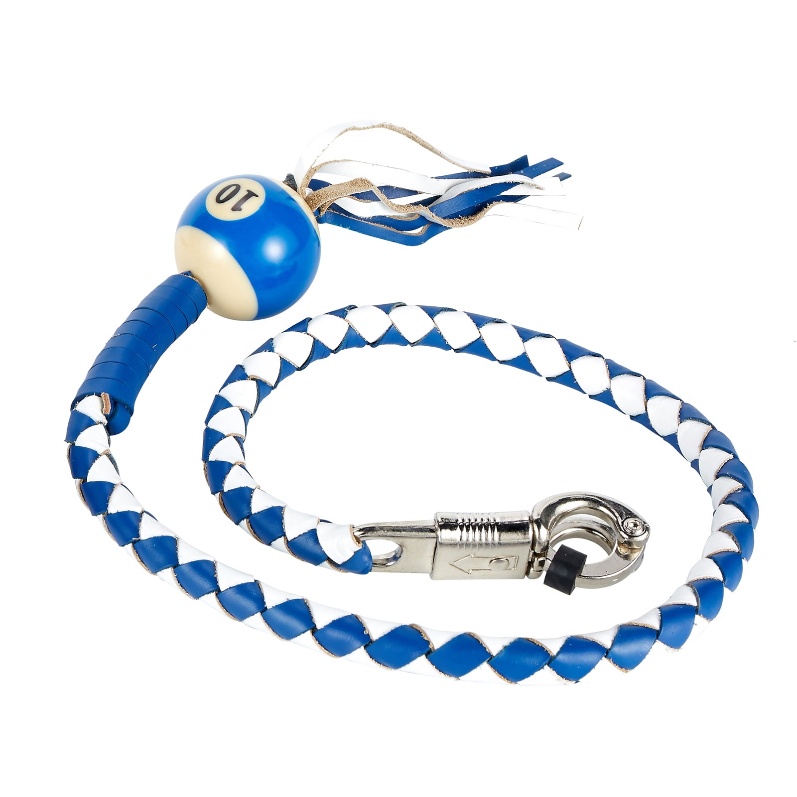 Dream Apparel 36" Leather Motorcycle Get Back Whip for Handlebar ...