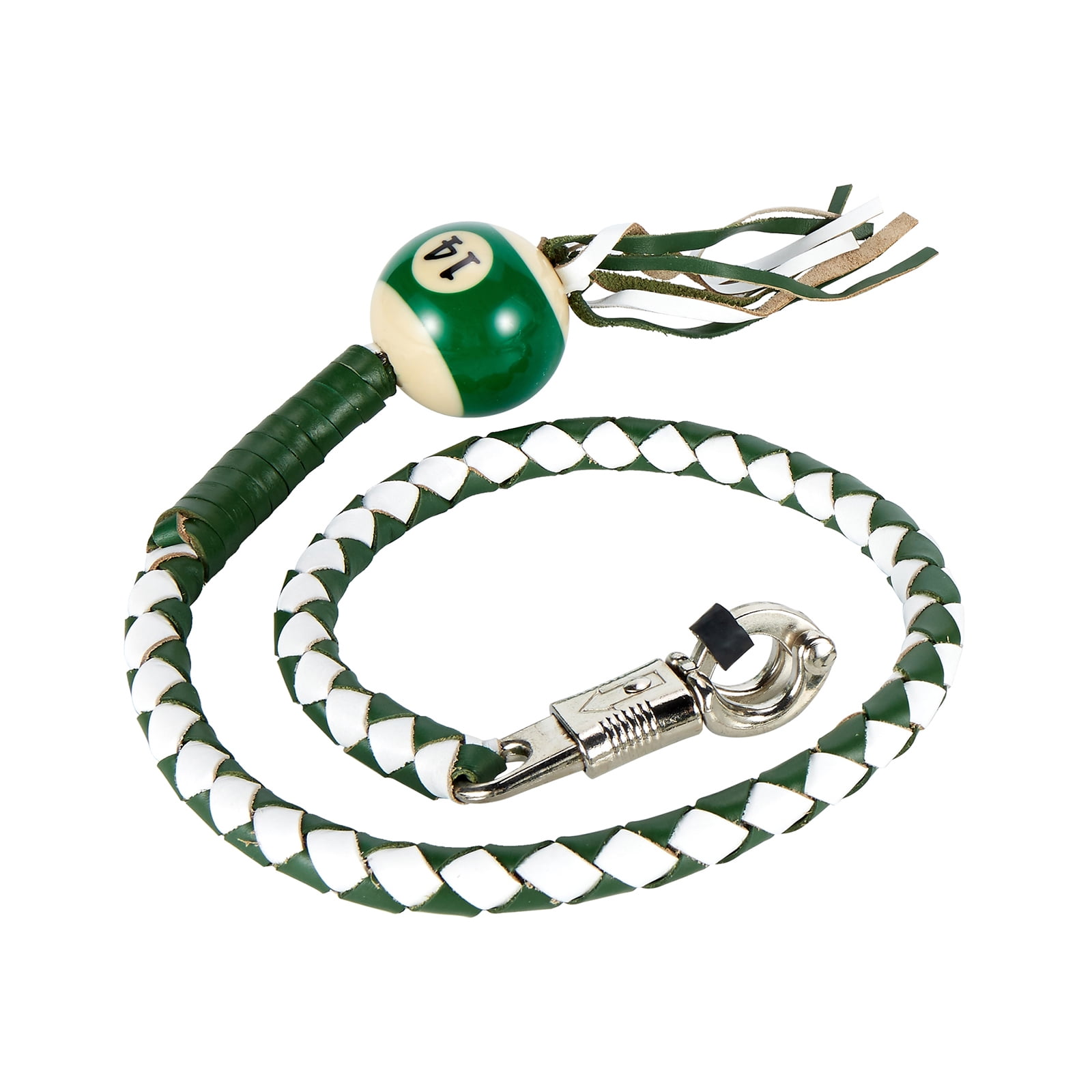 Dream Apparel 36" Leather Motorcycle Get Back Whip for Handlebar ...