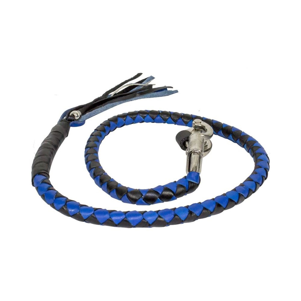 Dream Apparel 36" Leather Motorcycle Get Back Whip for Handlebar ...