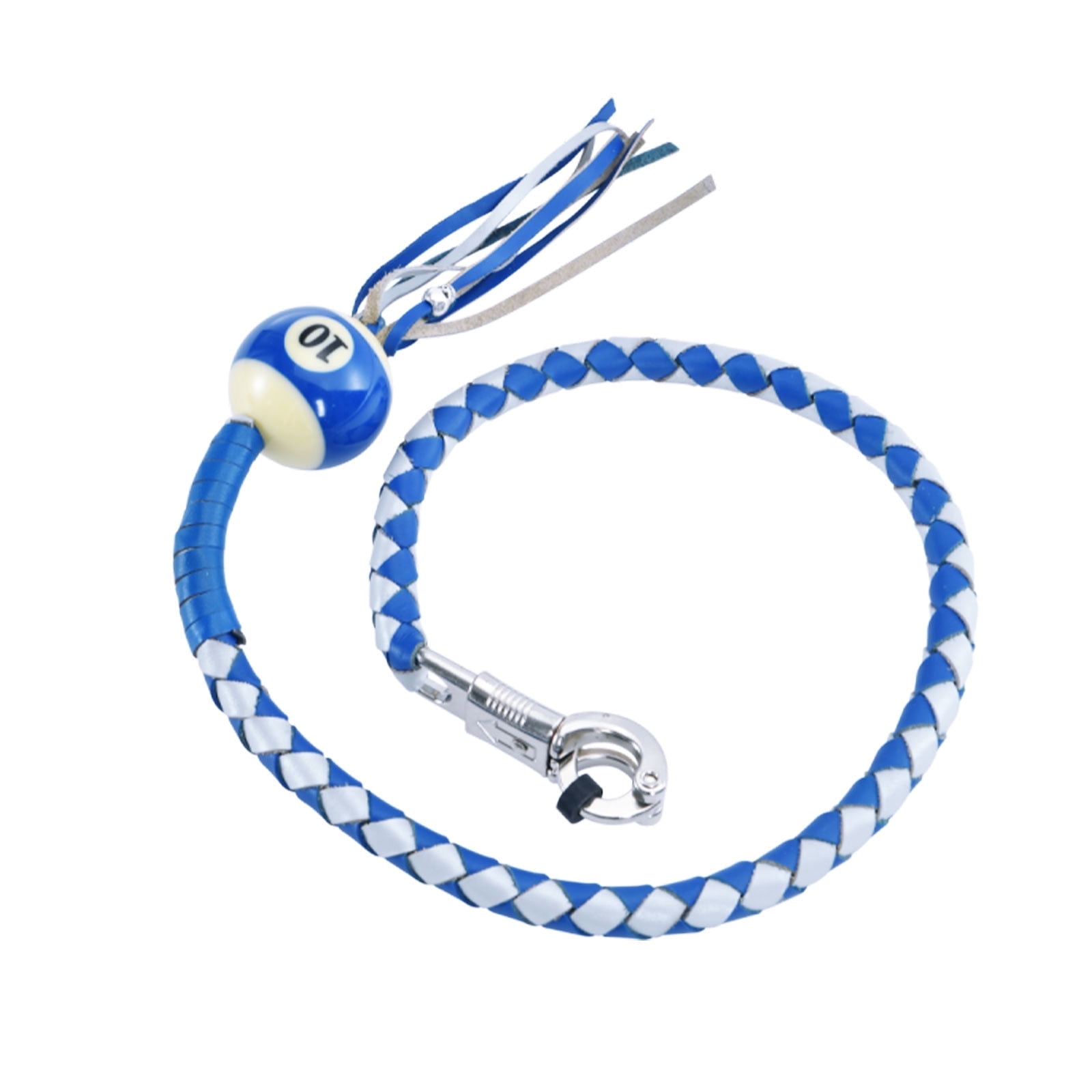 Dream Apparel 42" Leather Motorcycle Get Back Whip for Handlebar ...