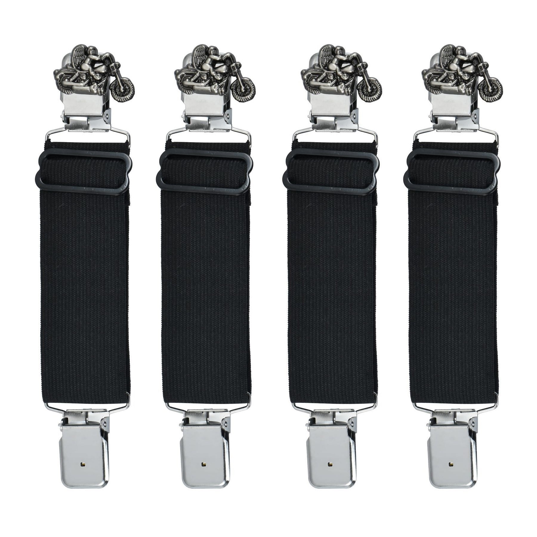 Dream Apparel Adjustable Boot Clips for Motorcycle Riding, Biker Boot ...