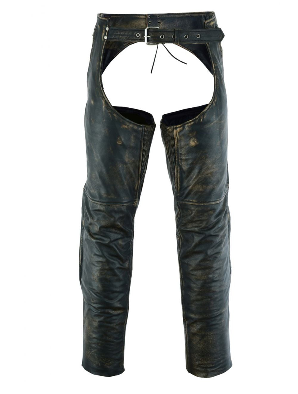 Dream Apparel Brown Motorcycle Leather Chaps for Men Women Riding ...