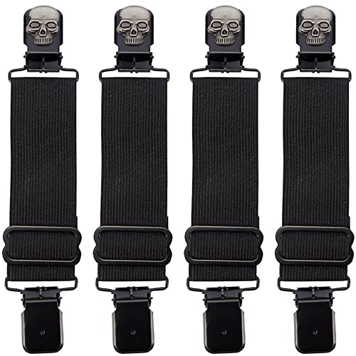 Dream Apparel Elastic Boot Straps Clips Adjustable Pant Clips Stirrups ...