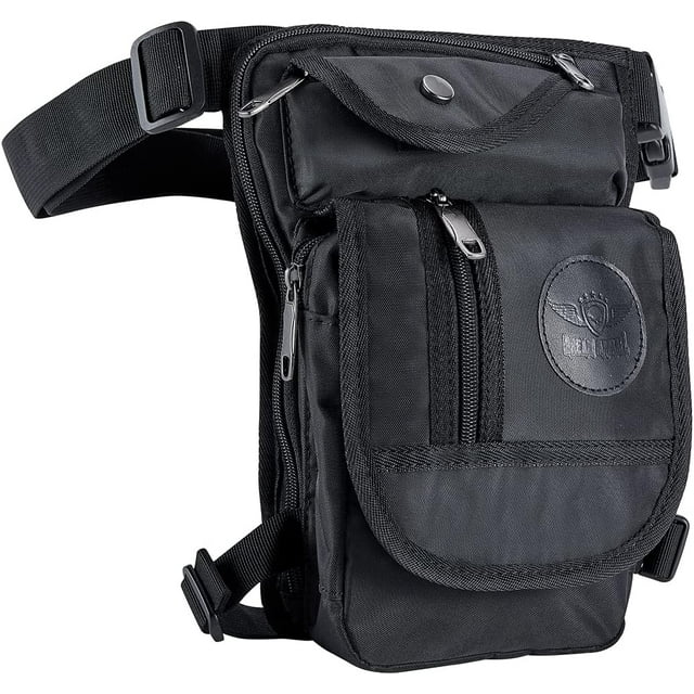 Dream Apparel Motorcycle Drop Leg Bag for Outdoor Cycling, Multi-pocket ...