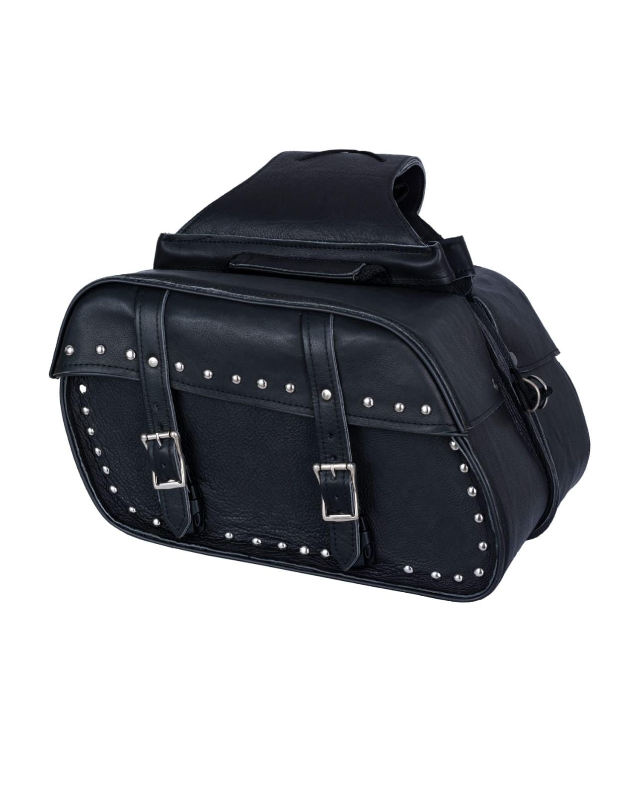 Dream Apparel Motorcycle Saddle Bags Genuine Leather Motorcycle ...